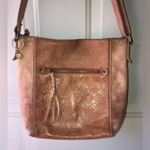 The Sak | Bags | The Sak Floral Embossed Leather Crossbody Handbag ...